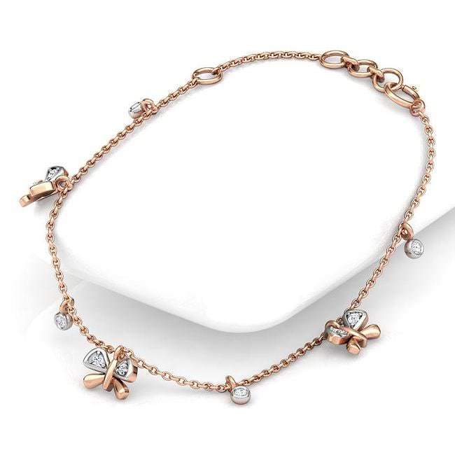 Caratlane butterfly bracelet store