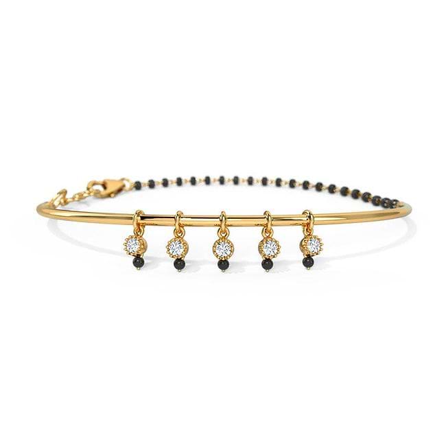 Caratlane black beads bracelet store