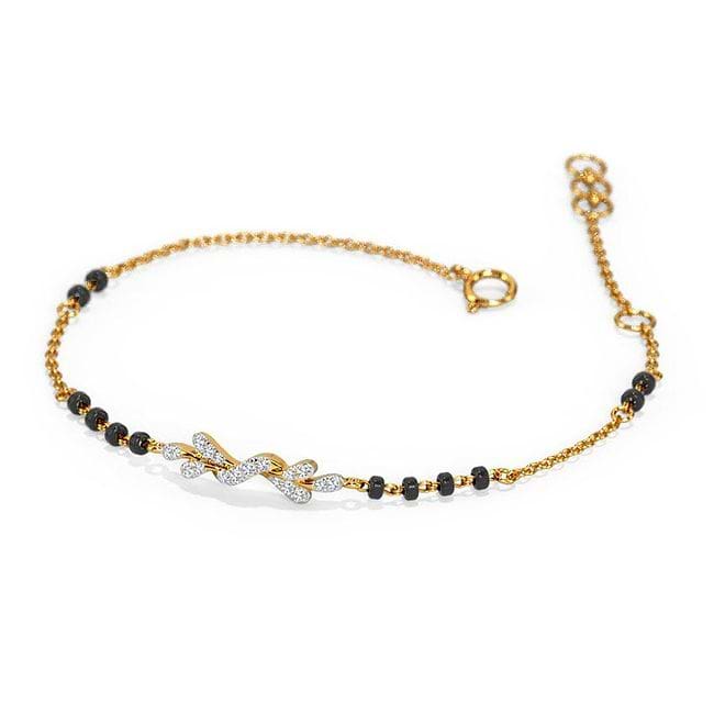 Hand mangalsutra bracelet gold store