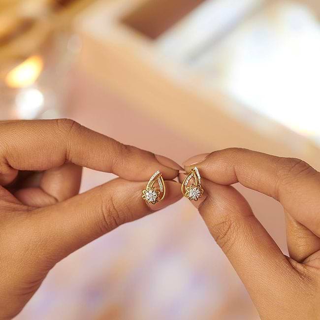 decorated with studs