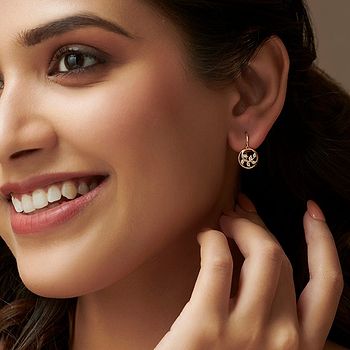 Shop Hailey Diamond Drop Earrings Online - CaratLane US