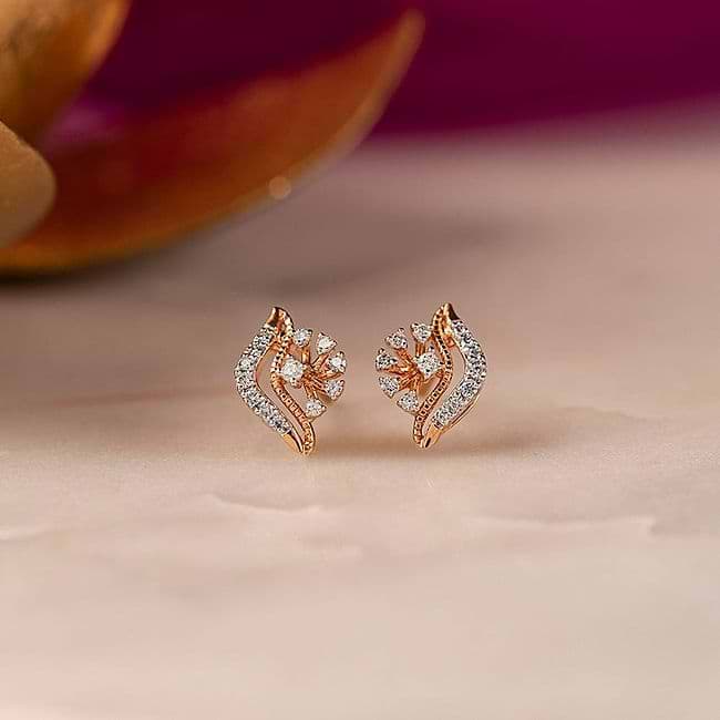 Caratlane earrings diamond store