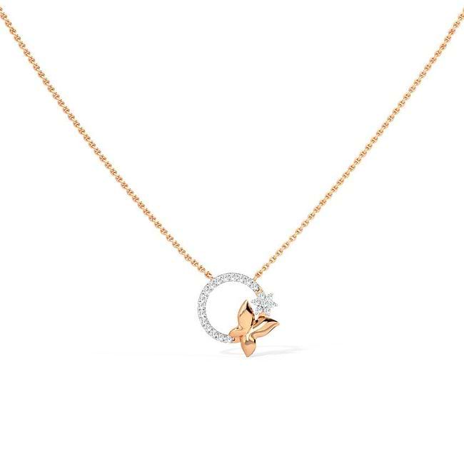 Butterfly pendant caratlane store