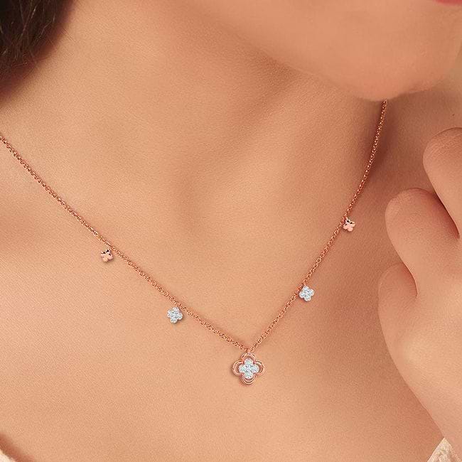 Diamond necklace caratlane store