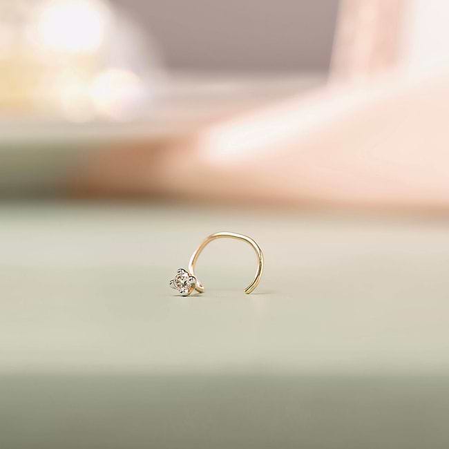 Diamond nose pin online shopping store