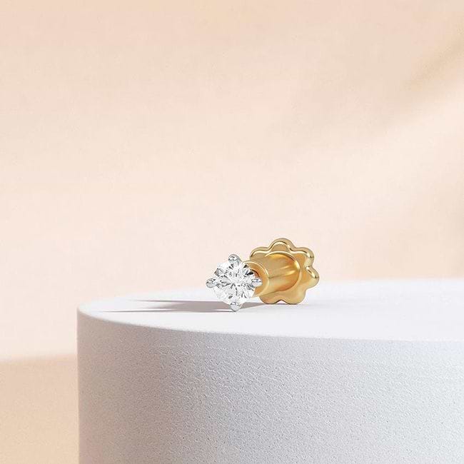 Diamond nose pin online shopping store
