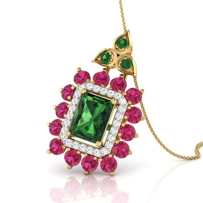 Shop Zenia Gemstone Pendant Online - CaratLane US Shop Zenia Gemstone Pendant Online - CaratLane US