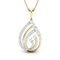 Diamond pendant set caratlane store