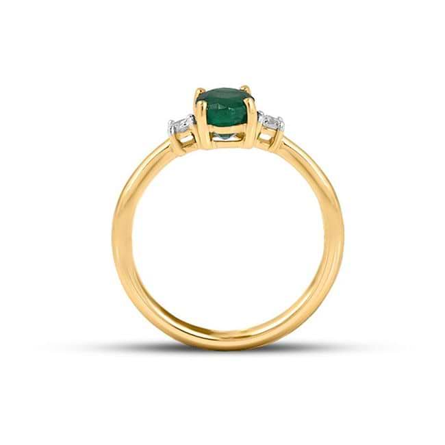 Emerald ring caratlane store