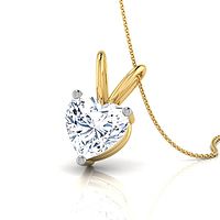 Caratlane heart pendant store