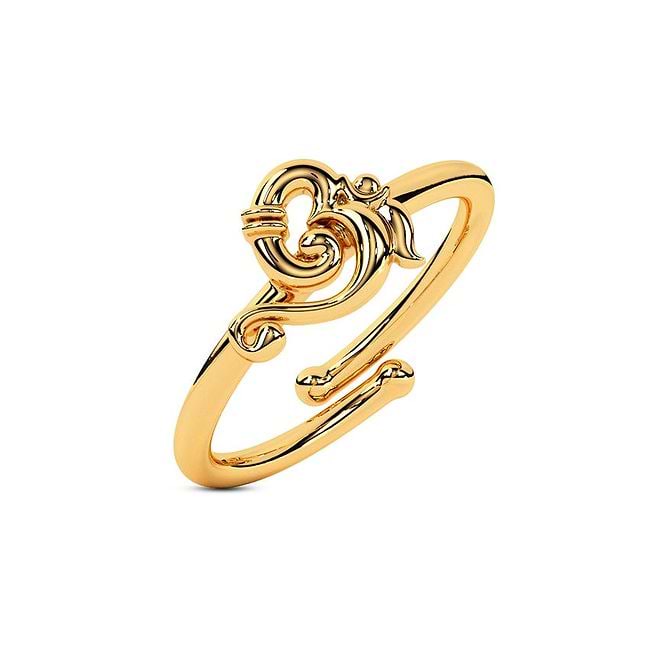 gold childs ring